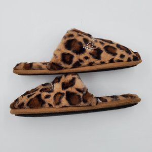 bebe | Shoes | Bebe Plush Leopard Slippers Nwot | Poshmark